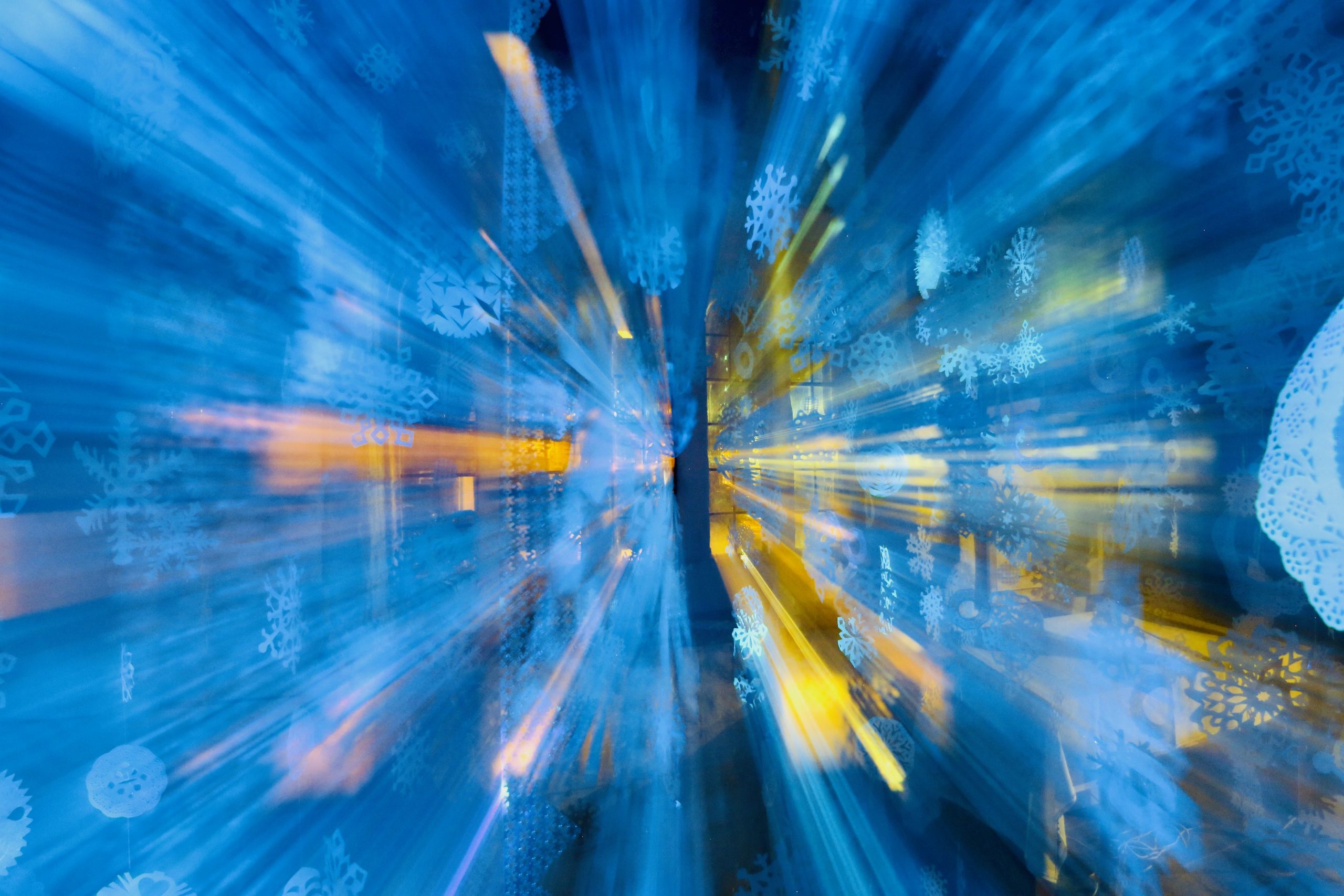 Peeping In Light Installation - Ilkley Manor House