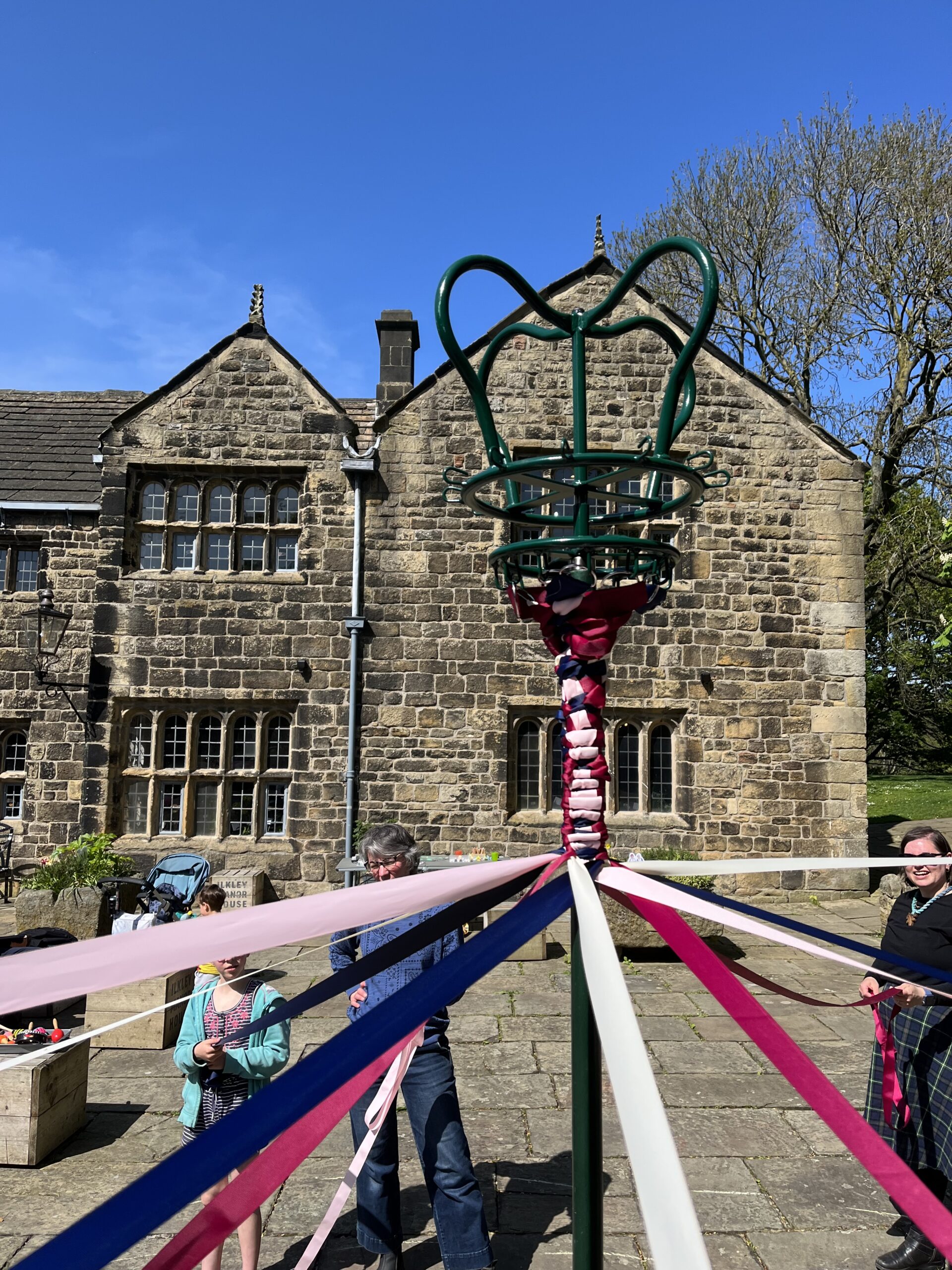 13 May 2023 Maypole Dancing - Ilkley Manor House